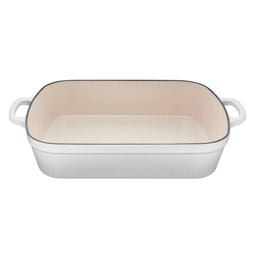 White Rectangular Roaster, 4.9L - The Gourmet Warehouse