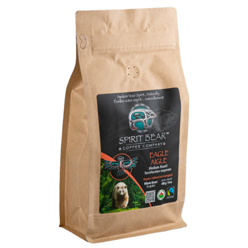 Eagle Medium Roast - Organic Whole Bean, 400g - The Gourmet Warehouse