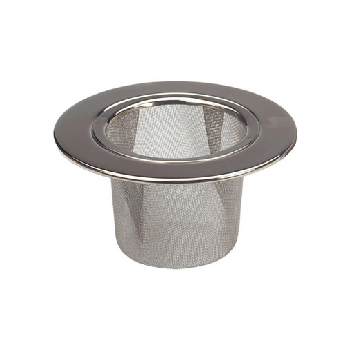 Wide Rim Mesh Tea Strainer - Stainless Steel - The Gourmet Warehouse