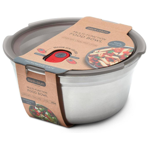 B+B - Microwavable Steel Food Bowl, Round Large - The Gourmet Warehouse