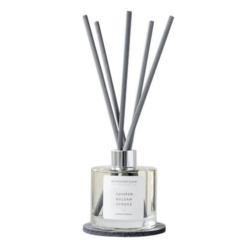 Round Reed Diffuser - Juniper Balsam Spruce, 200ml - The Gourmet Warehouse