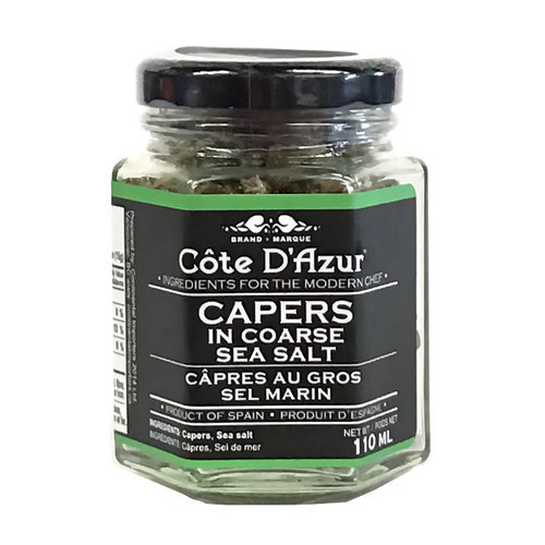 Dry Capers in Sea Salt, 110ml - The Gourmet Warehouse