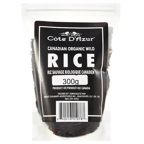 Canadian Wild Rice - Organic, 300g - The Gourmet Warehouse
