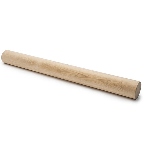 Pasta Rolling Pin - Rubberwood, 20-in - The Gourmet Warehouse