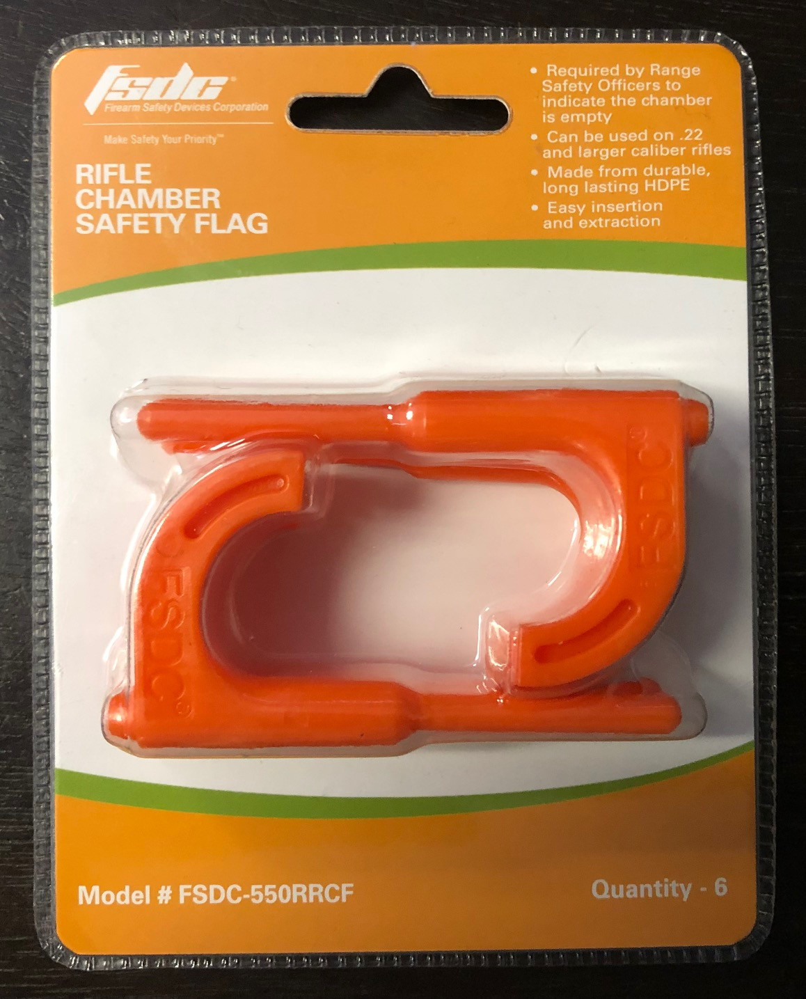 Rifle Chamber Safety Flag - Alco Target ® | Law Enforcement Training