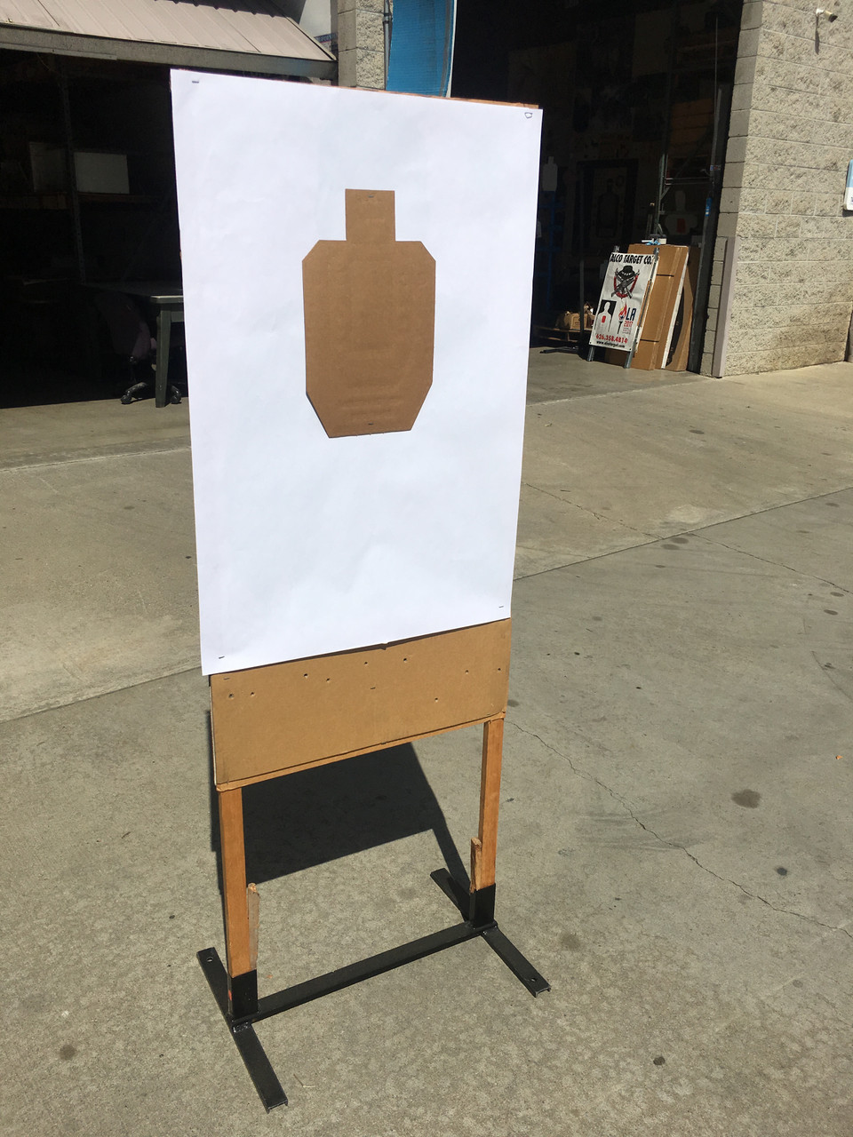Mini IPSC USPSA 1/2 Size Cardboard Target