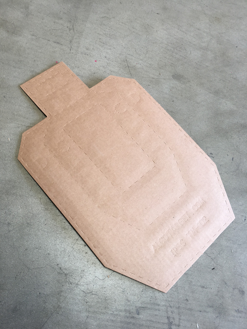 Mini IPSC USPSA 1/2 Size Cardboard Target