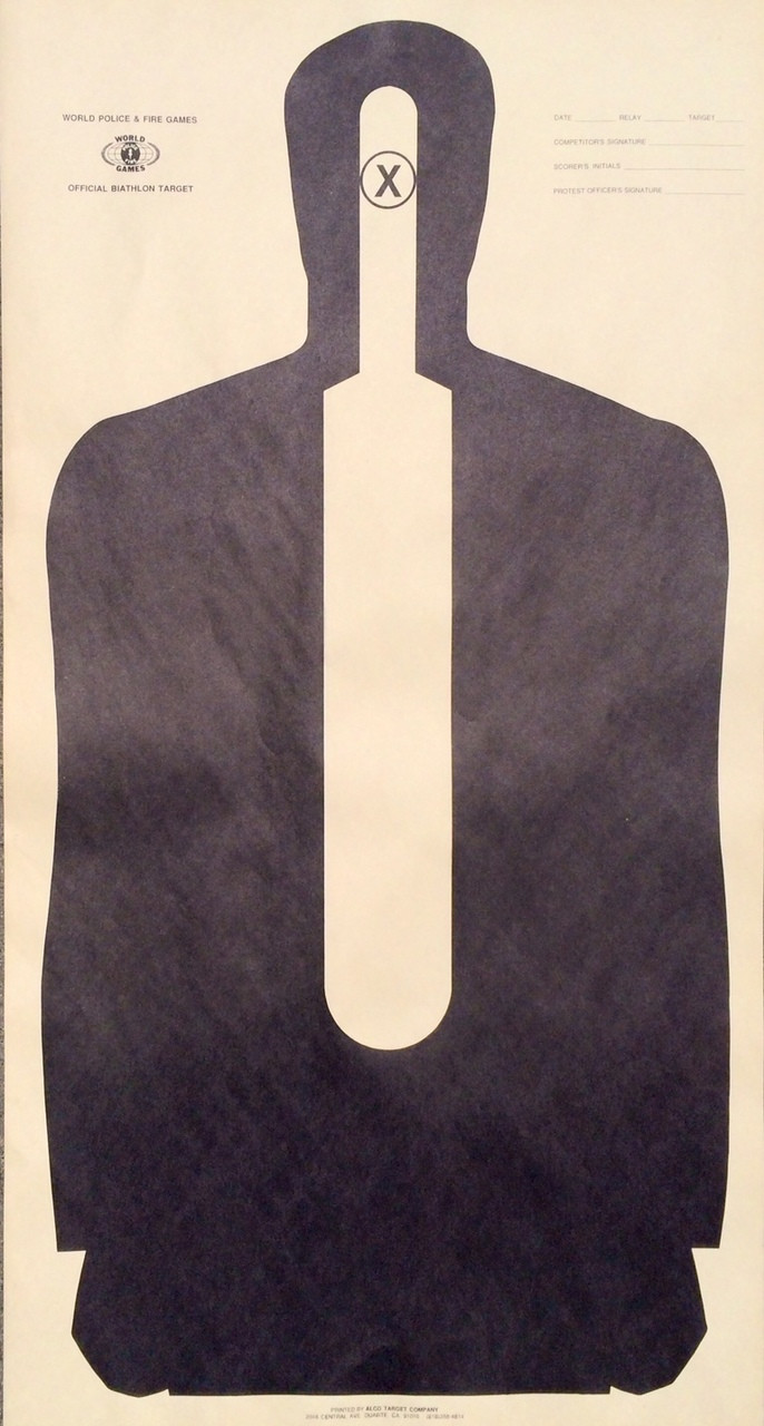 World Police & Fire Games | Official Biathlon Target