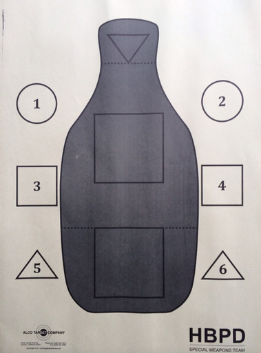 HBPD Q Huntington Beach Police Department Q-Target