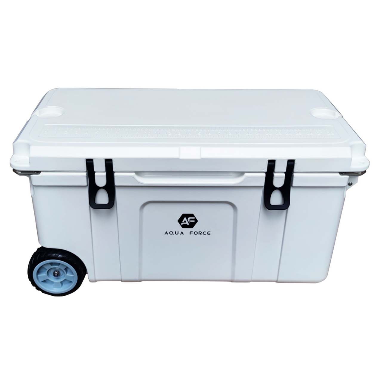 Cooler Tahití + Tabla de Cortar + Canasto / 75LT Ruedas Blanco - 4
