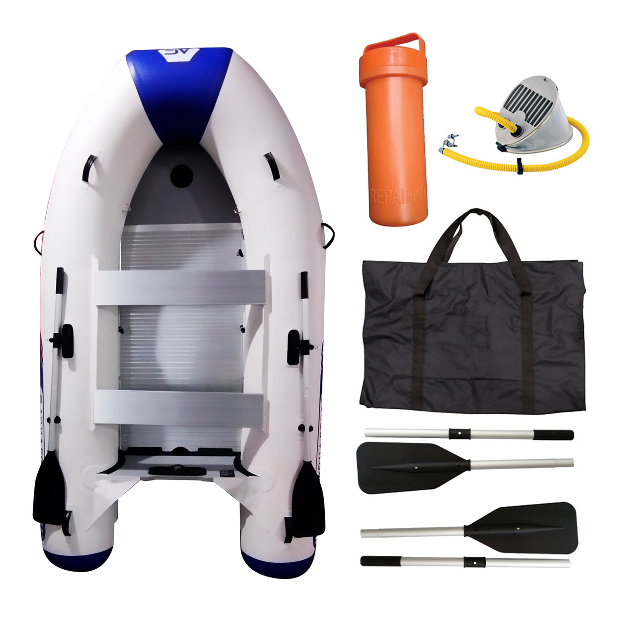 Bote inflable piso aluminio - 4 personas - 2.7M - 3