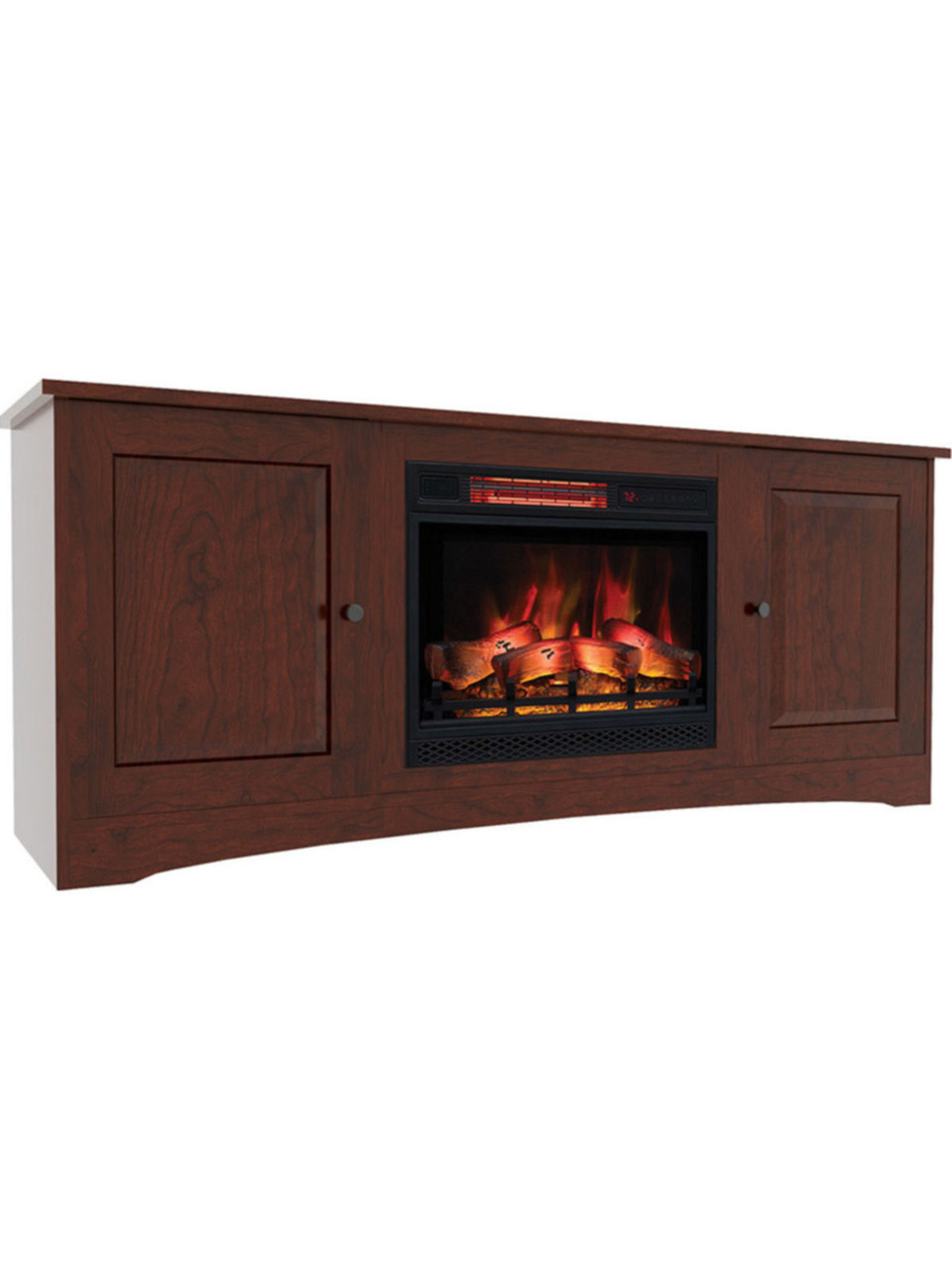 Classic Traditional Media Console with Fireplace 3270 by J. Troyer & Co ...
