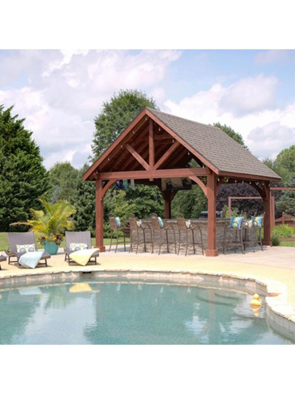 14 x 16 Alpine Pavilion by Affinity Furniture Outdoor Structures ...
