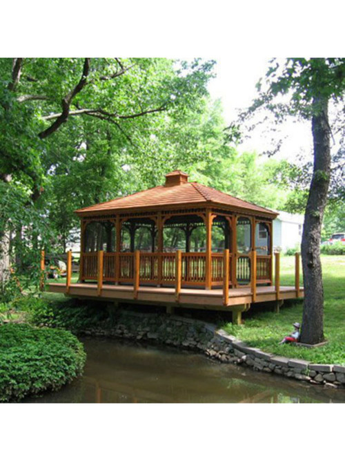 12 X 16 Rectangle Gazebo by Affinity Furniture Outdoor Structures ...