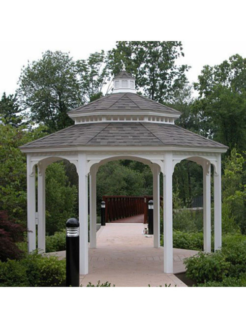 14' Country Style Pagoda Roof Gazebo by Affinity Furniture Outdoor ...