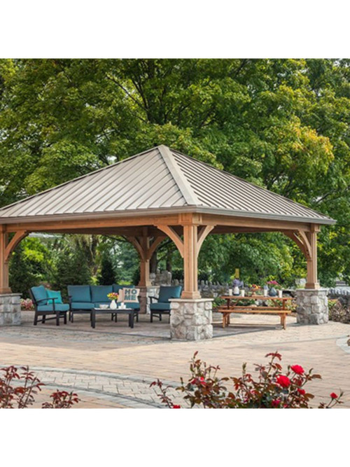 20 x 20 Wood Grand Estate Pavilion by Affinity Furniture Outdoor ...