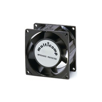 Muffin Fan, 80mm, 115VAC, Ultra-quiet - Eastern Voltage Research