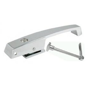 Kason 1236C - Locking door handle - Lever inside release chrome