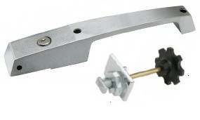 Kason 1238C - Locking handle - With knob inside release -Brushed chrome