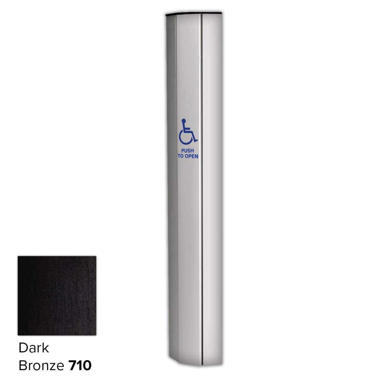 Wikk Ingress'r Push To Open ADA Column I-36-3-DKBZ, Dark Bronze 36" - R ...