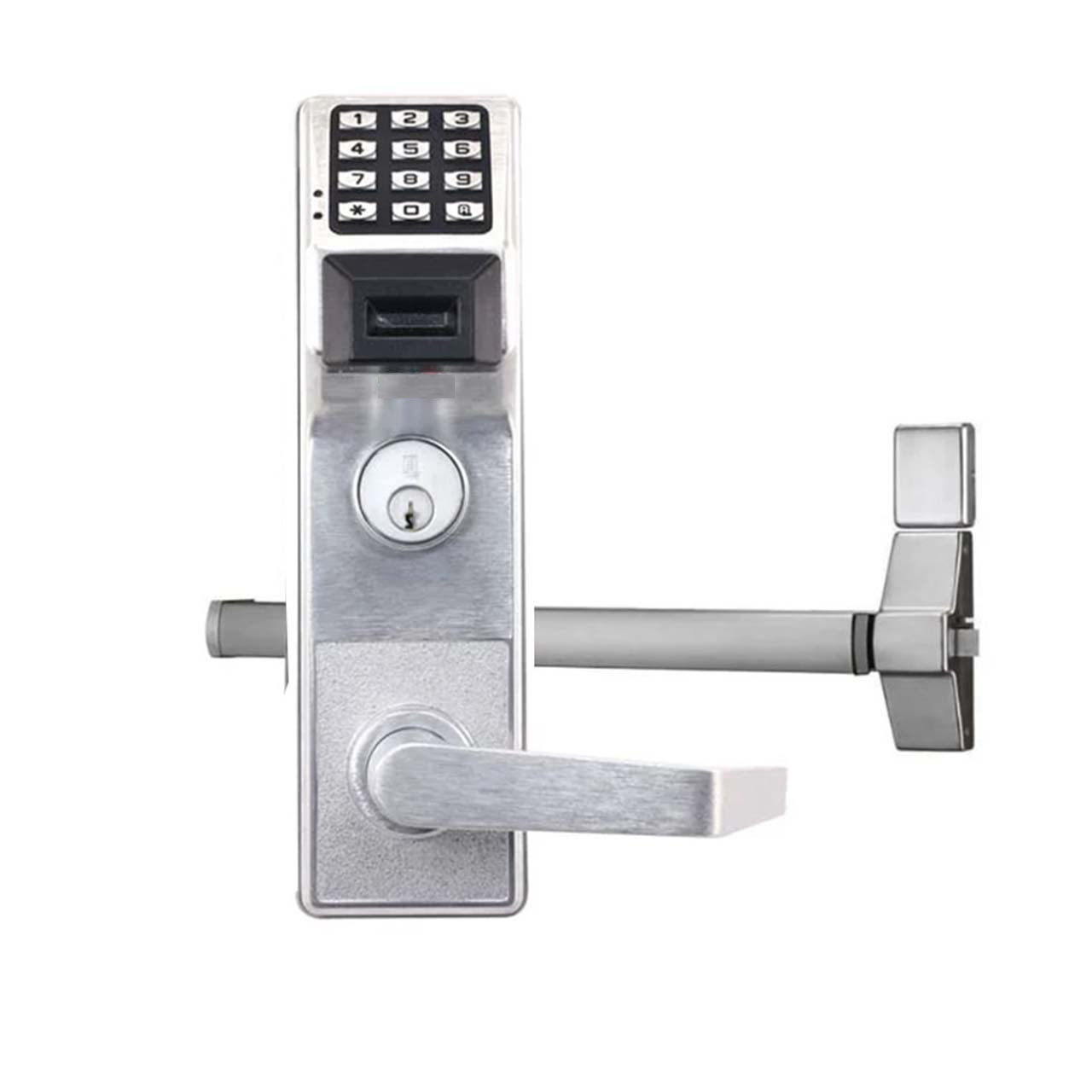 Alarm Lock ETPDNSRX-26D-M99, Networx Pushbutton Exit Trim with Prox ...