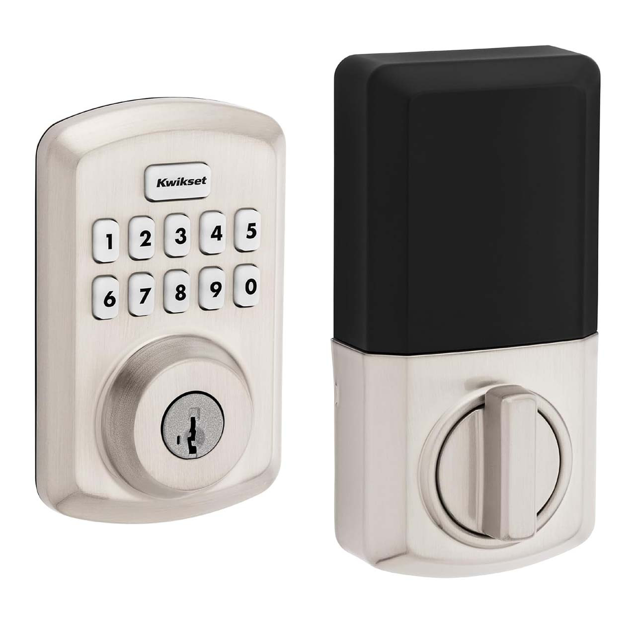 Kwikset 9250-TRS-15-SMTRBP, Powerbolt 250 Electronic Deadbolt, SmartKey ...