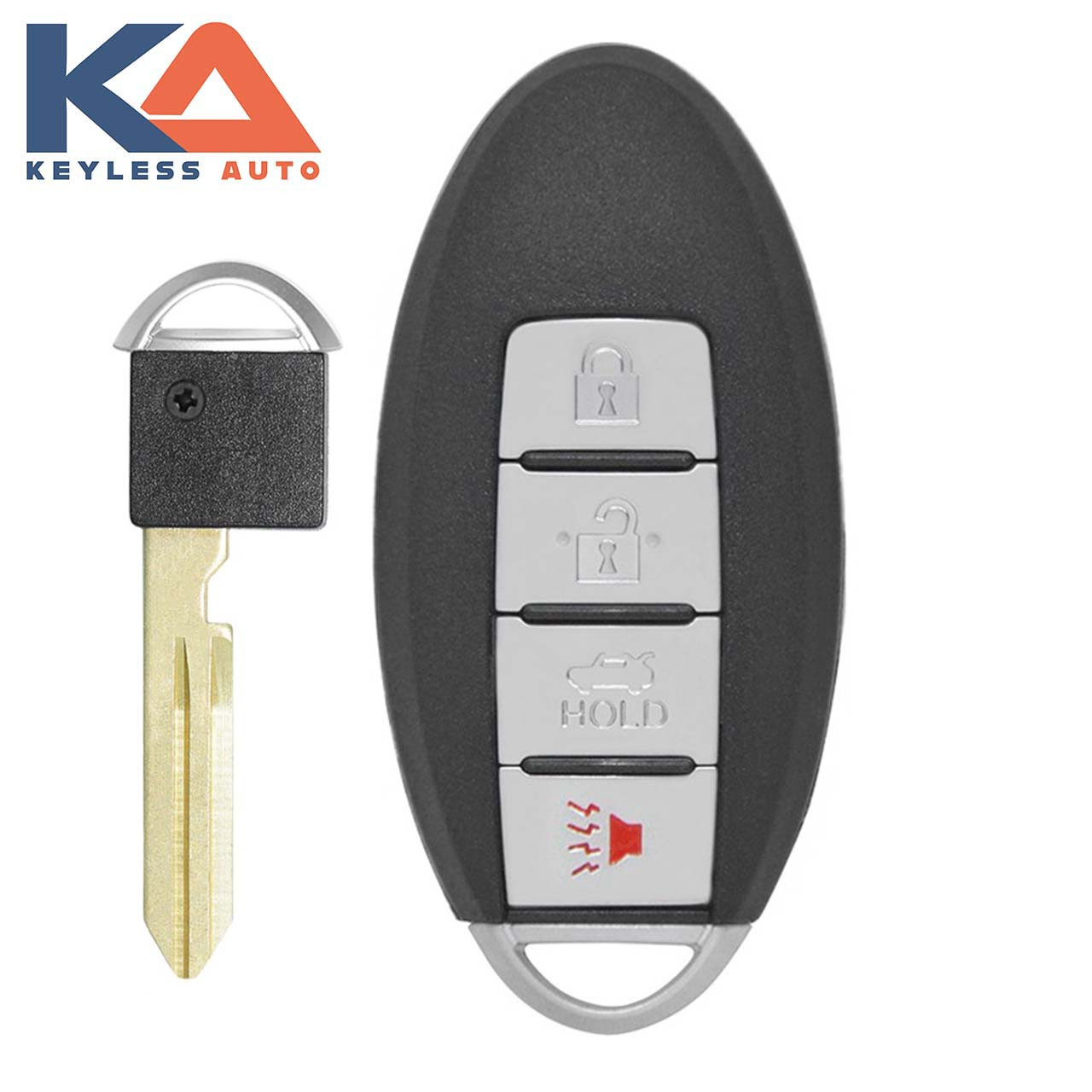 KeylessAuto SK-NIS-405, Smart Key, Nissan 4 Button, FCC KR5S180144014 ...