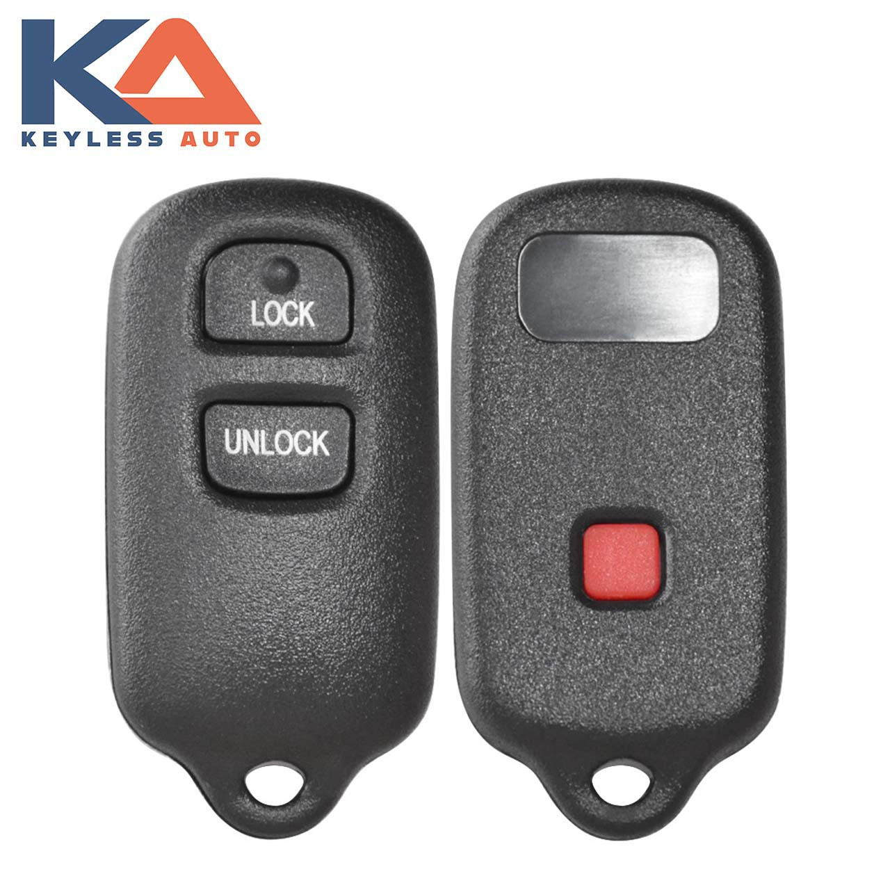 KeylessAuto RK-TOY-310, Remote, Toyota 3 Button, FCC HYQ12BAN, ( RKE ...