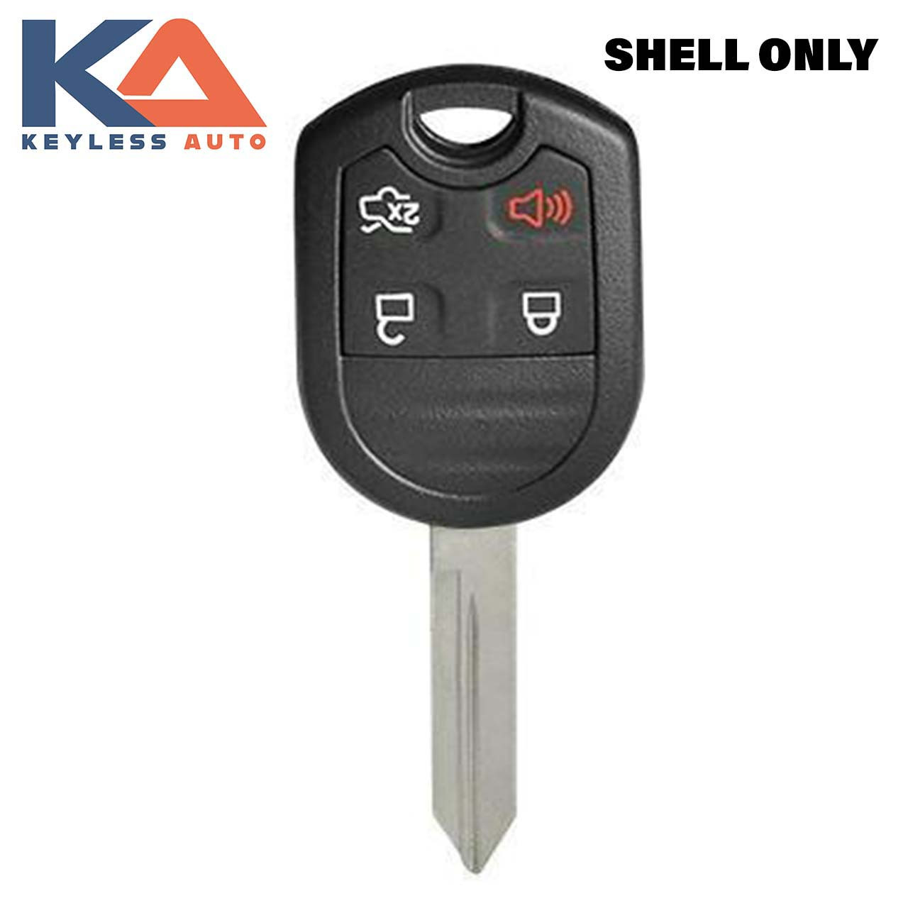 KeylessAuto DSHELL-FOR-058, Durashell 4 Button Remote Key Shell for ...