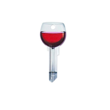 LUC-B108K, KEY SHAPES, RED WINE, KWI - R&H Security Hardware