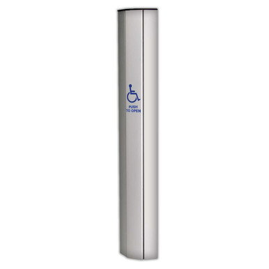 Wikk Ingress'r Push To Open ADA Column I-36-3-CL, Clear Aluminum 36 ...