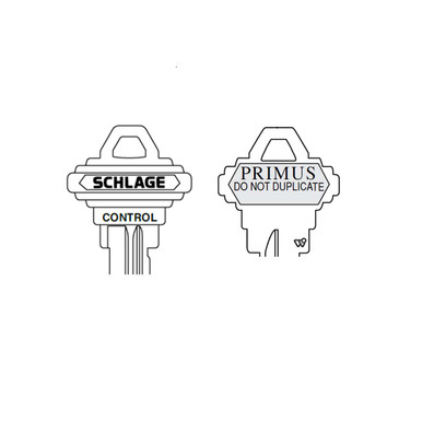 Schlage 35-158-1006 Classic Primus Control Keyblank, 1001 EP Keyway - R ...