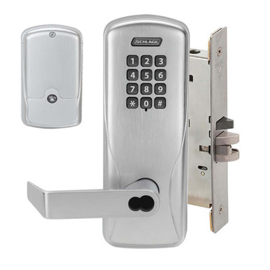 Schlage CO100 MS 40 KP RHO 626 B, Electronic Lock Mortise, Privacy ...