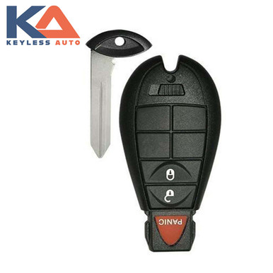 KeylessAuto FB-CDJ-350, Fobik Key, Chrysler/Dodge/Jeep 3 Button, FCC ...