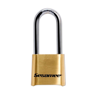 CCL-K437, SESAMEE BRASS PADLOCK, W/ 2-1/4" SHKL - R&H Security Hardware
