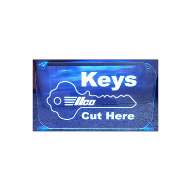 ILC-POS9, KEYS CUT HERE SIGN, LED - R&H Security Hardware