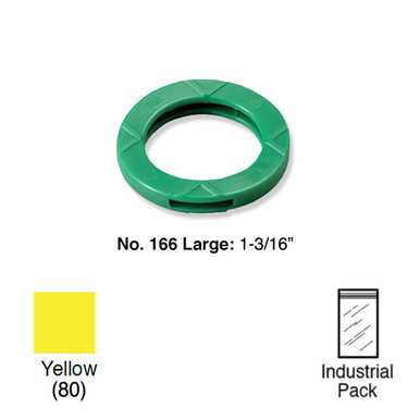 LUC-16680, LARGE KEY ID - YELLOW (50/PK) - R&H Security Hardware