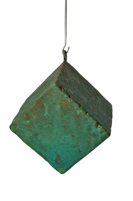 drop cube - bronze - Matthew.Works
