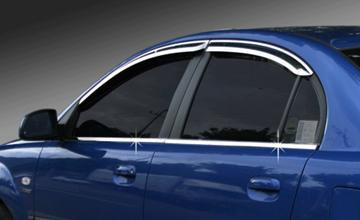 Rio Chrome Window Trim Set - Korean Auto Imports