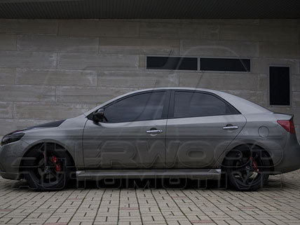 Forte Road Runs Side Skirts - Korean Auto Imports