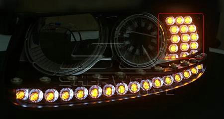 2007+ Santa Fe XLook LED HL Turn Signal Cluster - Korean Auto Imports
