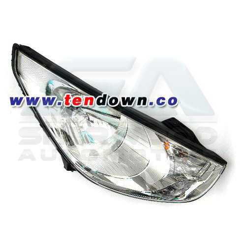 2010+ Tucson IX Clear Reflector Halogen Headlights Set 2pc - Korean ...