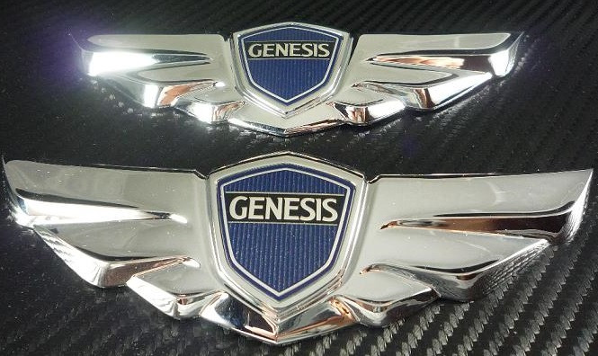 *NEW* Genesis Sedan WING Badge Set 2pc GSWBS - Korean Auto Imports