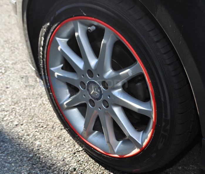 Alloy Wheel Protector Surround Set DIY (VARIOUS COLORS) - Korean Auto ...