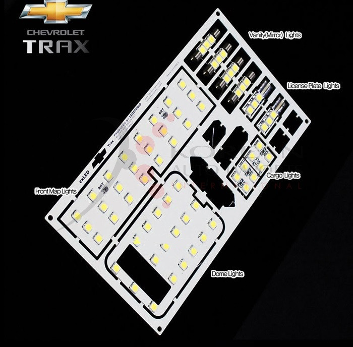 Buick Encore LED Interior Light Module Set FULL VEHICLE - Korean Auto ...