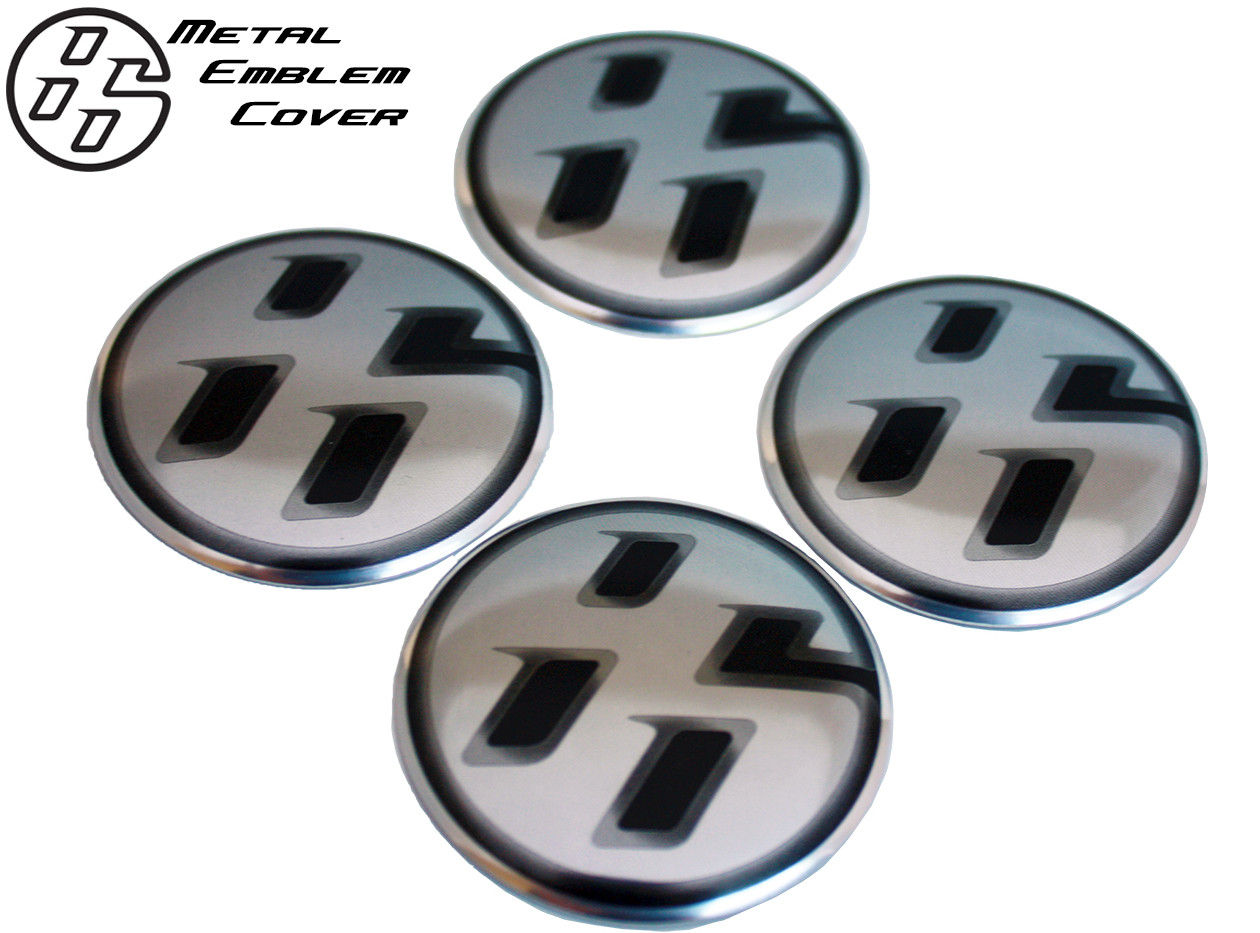 86 Brushed METAL Wheel Cap Emblem Set 2013-2016 Scion FRS, Subaru BRZ ...