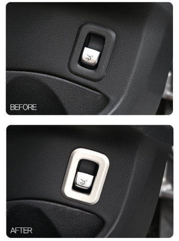 Mercedes-Benz GLC Silver Trunk Release Switch Surround Cover - Korean ...