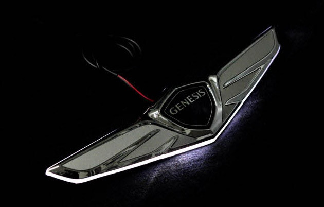2017+ Genesis G80 LED Illuminated OEM Wing Badge - Korean Auto Imports