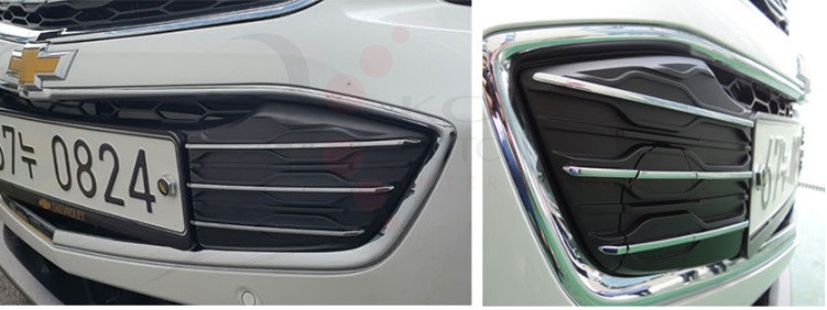 2016+ Chevy Malibu OEM Chrome Lower Front Grill Set - Korean Auto Imports