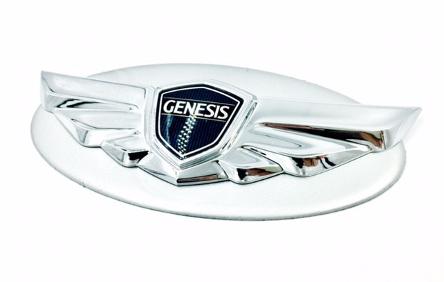 Genesis Coupe NCA Silver custom painted base emblem genuine genesis ...